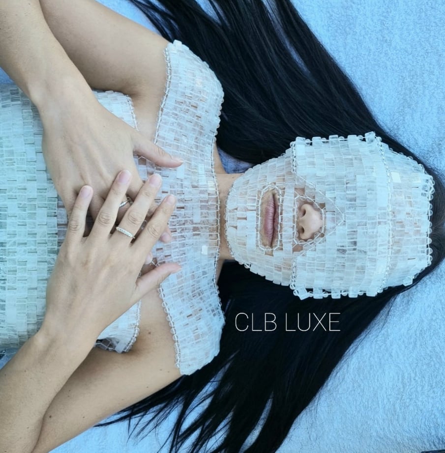 Clear Quartz Crystal Décolletage Mask – CLB LUXE